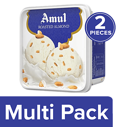 Buy Amul Real Ice Cream - Roasted Almond Online at Best Price of Rs 600 ...