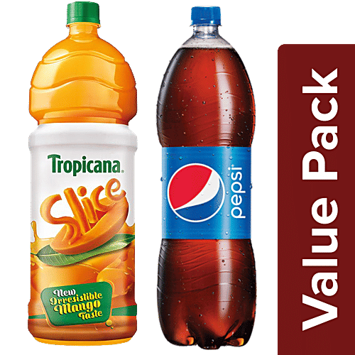 Buy bb Combo Pepsi Soft Drink 1.5 L Bottle + Tropicana Slice Mango ...