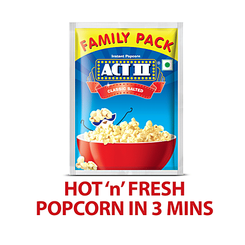 Buy ACT II Popcorn - Classic Salted Online at Best Price of Rs 144 ...