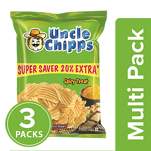Buy Uncle chipps Spicy Treat Potato Chips Online at Best Price of Rs 60 ...