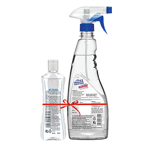 Buy Maxkleen Disinfectant Surface Sanitizer 500ml + Anti-Bacterial Hand ...