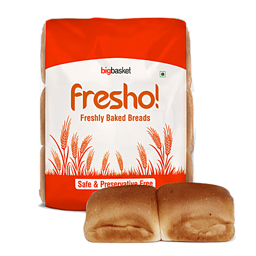 Buy Fresho Pav 300 g + Fresho Organic Salted Butter 100 g Online at ...