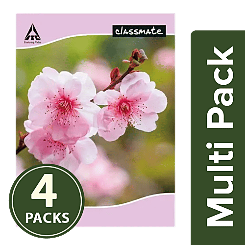 Buy Classmate Notebook - King Size, Four Line, Ruled Online at Best ...