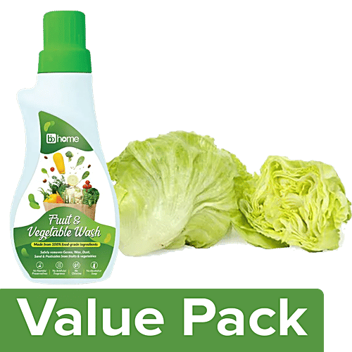 Buy bb Combo Fresho Lettuce - Iceberg 500 g + BB Home Vegetable & Fruit ...
