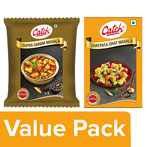 Buy Catch Super Garam 200 g+Chatpata Chat Masala 100 g Online at Best ...
