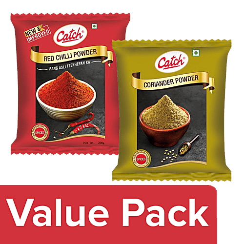 Buy Catch Red Chilli 200 g+ Coriander Powder 200 g Online at Best Price ...