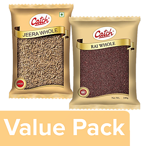 Buy Catch Jeera Whole 100 g+ Rai Whole 100 g Online at Best Price of Rs ...