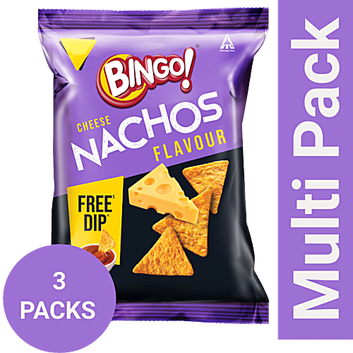 Buy Bingo Mad Angles Cheese Nachos Chips Online at Best Price of Rs 48. ...