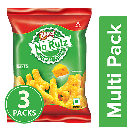 Buy Bingo No Rulz Cheese Curlz Corn Puffs Online at Best Price of Rs 60 ...