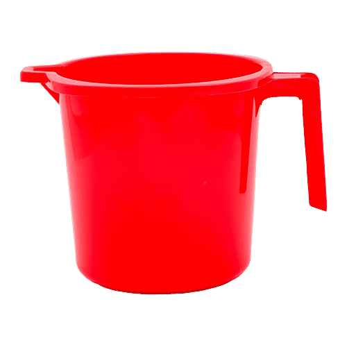 Buy BB Home Premium Plastic Bathing Mug - Red Online at Best Price of ...