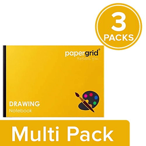 Buy Papergrid A4 Drawing Book - 32 Pages, Soft Cover Online at Best ...