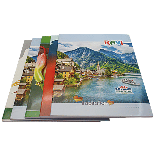 Buy Ravi Notebook - Soft Bound, Un-Ruled, King Size Online at Best ...