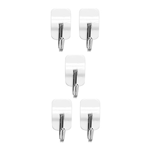 Buy bb home Plastic & Stainless Steel Hook - Self Adhesive/Stickable ...