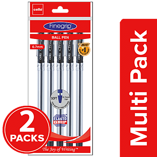 Buy Cello Finegrip Ball Pen - Black Online at Best Price of Rs 65 ...