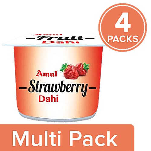 Buy Amul Fruit Dahi - Strawberry Online at Best Price of Rs 80 - bigbasket