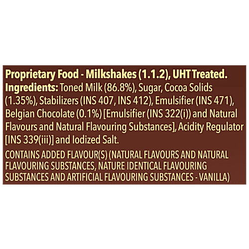 Buy Sunfeast Dark Fantasy Belgian Chocolate Shake - Rich In Calcium ...