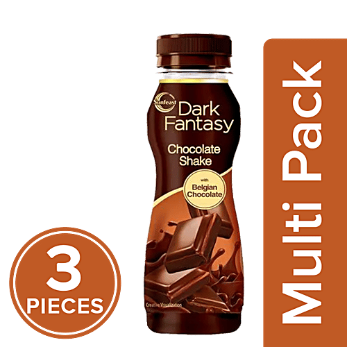 Buy Sunfeast Dark Fantasy Belgian Chocolate Shake - Rich In Calcium ...