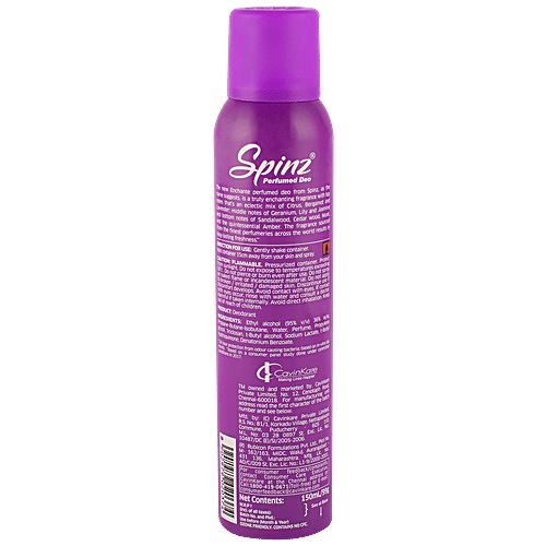 Buy Spinz Perfumed Deo - Enchante Online at Best Price of Rs 780 ...