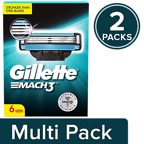 Buy Gillette Mach 3 Shaving Blades Online at Best Price of Rs 1404 ...