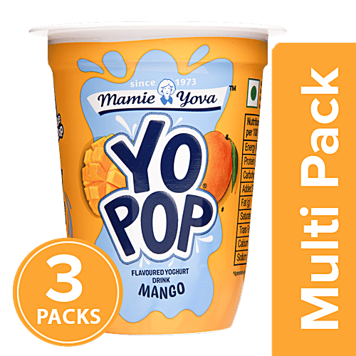 Buy Mamie Yova Yo Pop Flavoured Yoghurt Drink - Mango Online at Best ...
