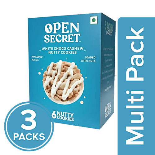 Buy Open Secret Cashew Cookies - Chocolate & Kaju. Healthy biscuits- no ...