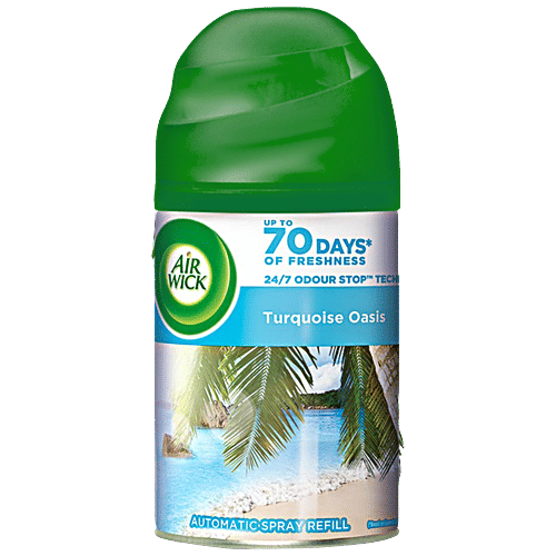 Buy Airwick Automatic Spray Refill - Turquoise Oasis Online at Best ...