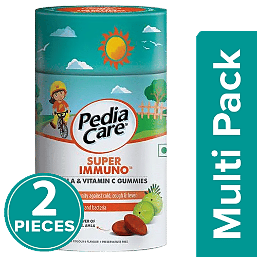 Buy PediaCare Super Immuno Amla & Vitamin-C Immunity Booster Gummies ...