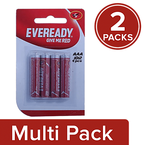 Buy Eveready Carbon Zinc Battery Red AAA 1012 Online at Best Price of ...