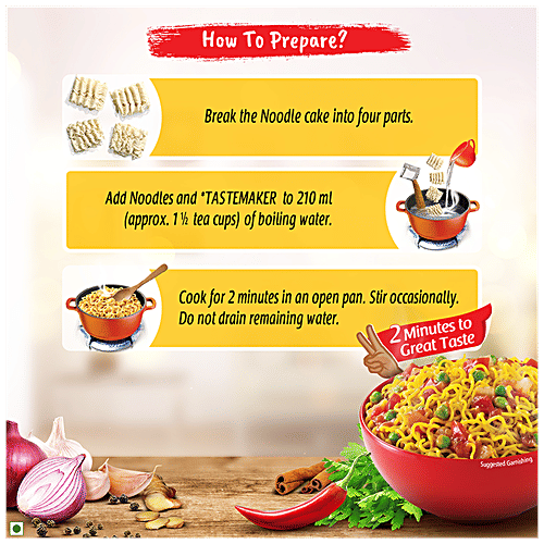Buy MAGGI Maha 2-Minute Masala Noodles - Happy Share Pack, 90g, Pack Of ...