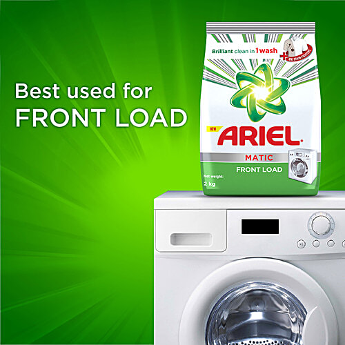 Buy Ariel Detergent Washing Powder-Matic Front Load 2kg + Matic 3-in-1 ...