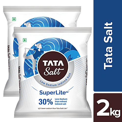 Buy bb Combo Tata Salt Super Lite Iodized Salt - 30 % Less Sodium, 1 Kg ...