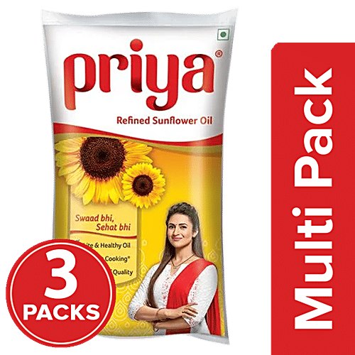 Buy Priya Refined Sunflower Oil Online at Best Price of Rs 462.67 ...