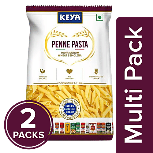 Buy Keya Penne Pasta - 100% Durum Wheat Semolina Online at Best Price ...