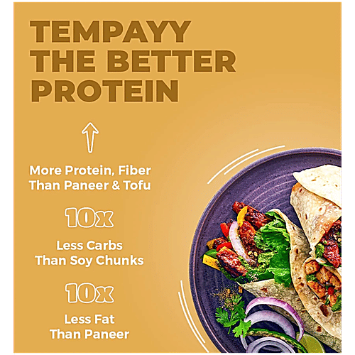 Buy Hello Tempayy Soyabean Tempeh Cubes - Spiced Tawa Masala, Pack Of 3 ...