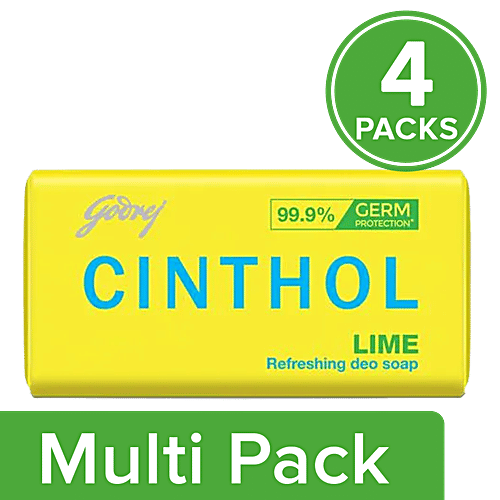 Buy Cinthol Bath Soap - 99.9% Germ Protection, Refreshing Deo, Lime ...