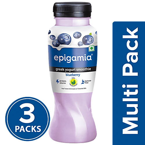 Buy Epigamia Greek Yogurt Smoothie - Blueberry Online at Best Price of ...