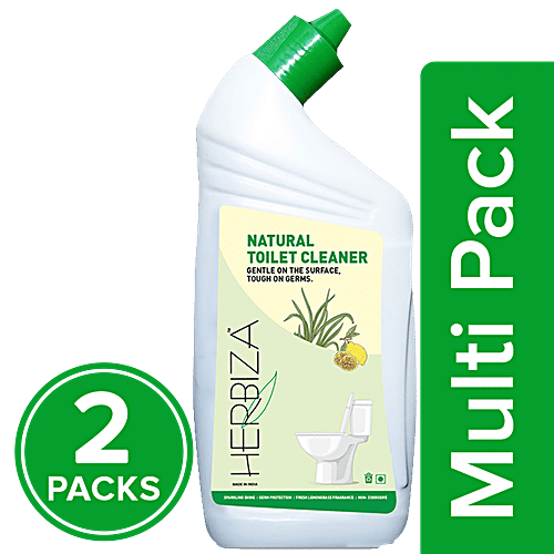 Buy Herbiza Natural Toilet Cleaner - Tough On Germs, Effective Cleaning ...