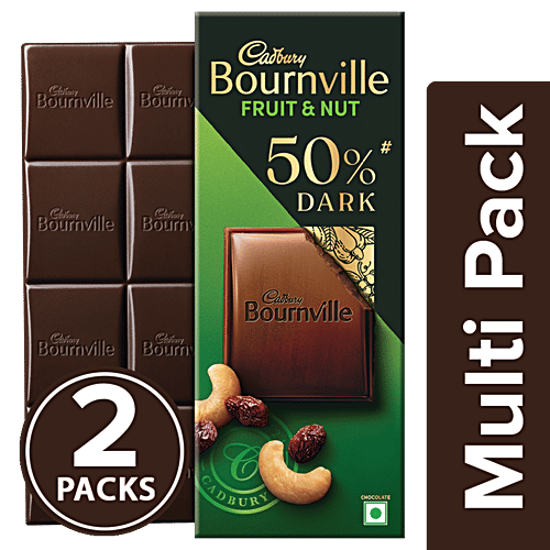 Buy Cadbury Bournville Fruit & Nut Chocolate Dark Chocolate Bar Online at Best Price of Rs 178 ...