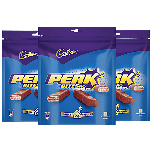 Buy Cadbury Perk Chocolate Coated Wafer Home Treats Online at Best ...