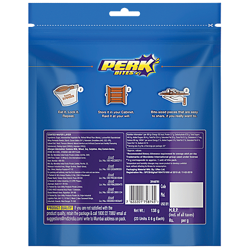 Buy Cadbury Perk Chocolate Coated Wafer Home Treats Online at Best ...