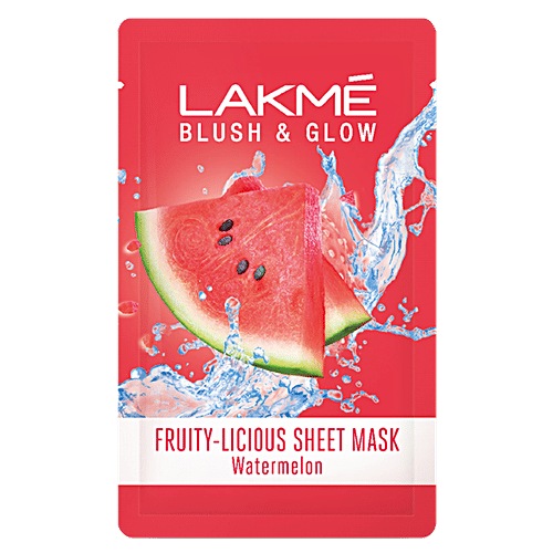 Buy Lakme Blush & Glow Watermelon Sheet Mask Online at Best Price of Rs ...