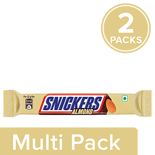 Buy Snickers Almond Filled Chocolate Bar Online at Best Price of Rs 45 ...