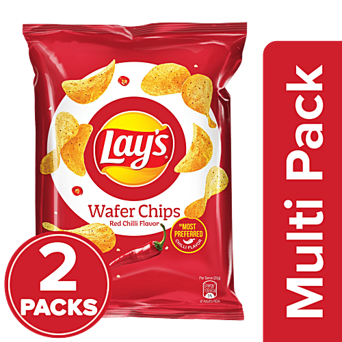 Buy Lay's Red Chilli Flavour Wafer Chips Online at Best Price of Rs 36 ...