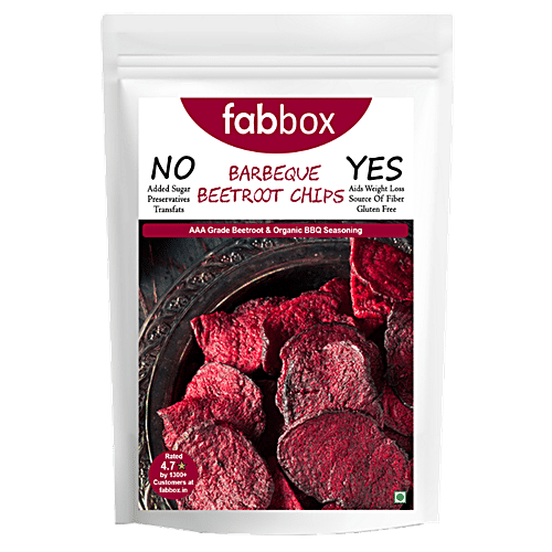 Buy Fabbox Beetroot Chips - Barbeque Flavour, Healthy, Rich In Vitamins ...