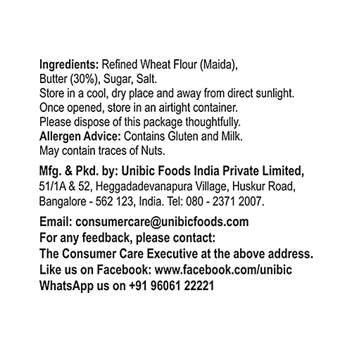 Buy UNIBIC Cookies- Shortbread Scotch finger Online at Best Price of Rs ...