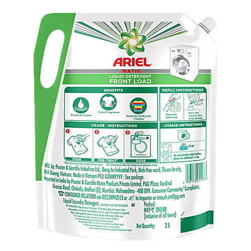 Buy Ariel Matic Liquid Detergent - Front Load,Super Saver Pack Online ...