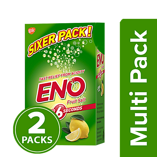 Buy Eno Eno Fruit Salt - Lemon (Pack of 6) Online at Best Price of Rs ...