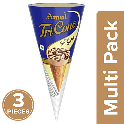 Buy Amul Tricone Butterscotch Ice Cream Online at Best Price of Rs 105 ...