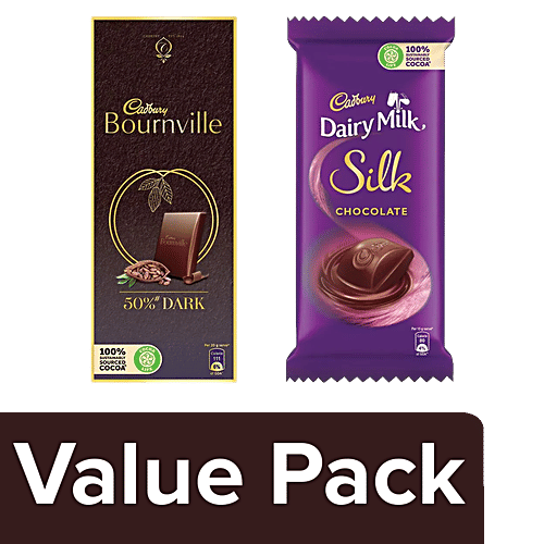 Buy bb Combo Chocolate Bar, 150 g + Rich Cocoa Dark Chocolate Bar, 80 g ...