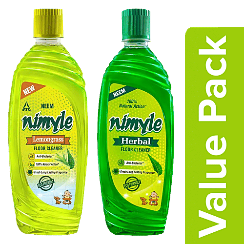 Buy Nimyle Floor cleaner Neem and Lemongrass + Herbal floor cleaner ...